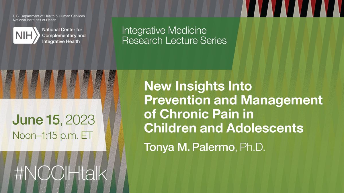 New Insights Into Prevention and Management of Chronic Pain in Children ...